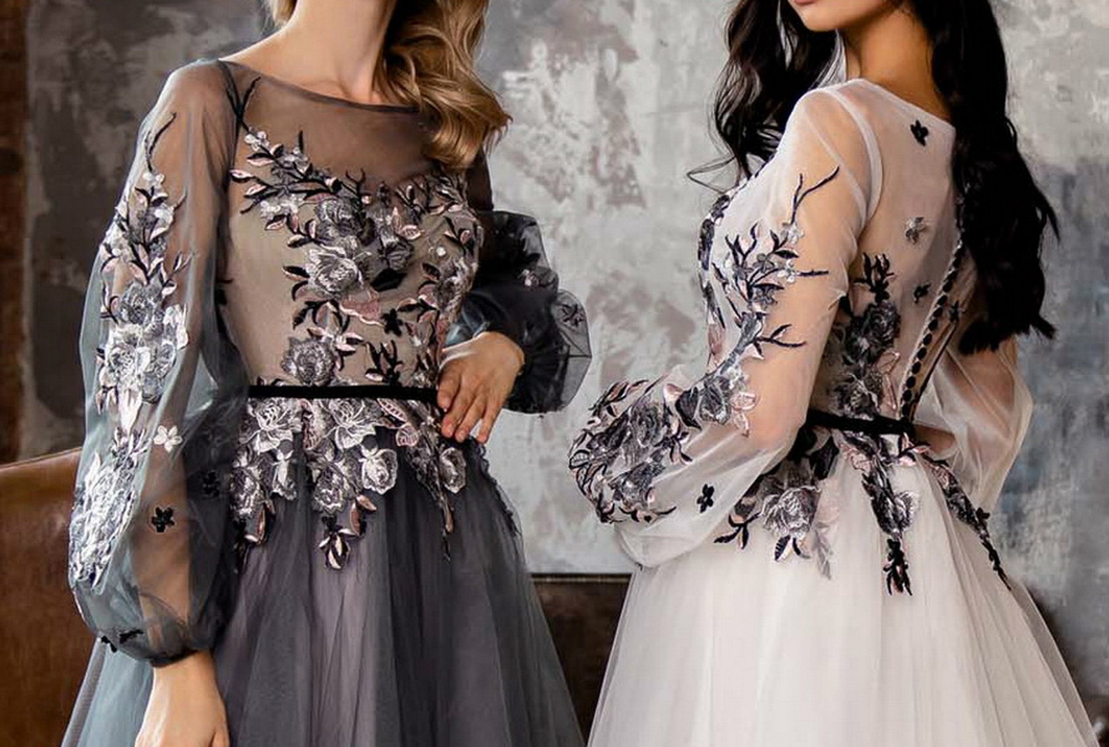 Graduation dress with lace corset and a train with a lace | Etsy