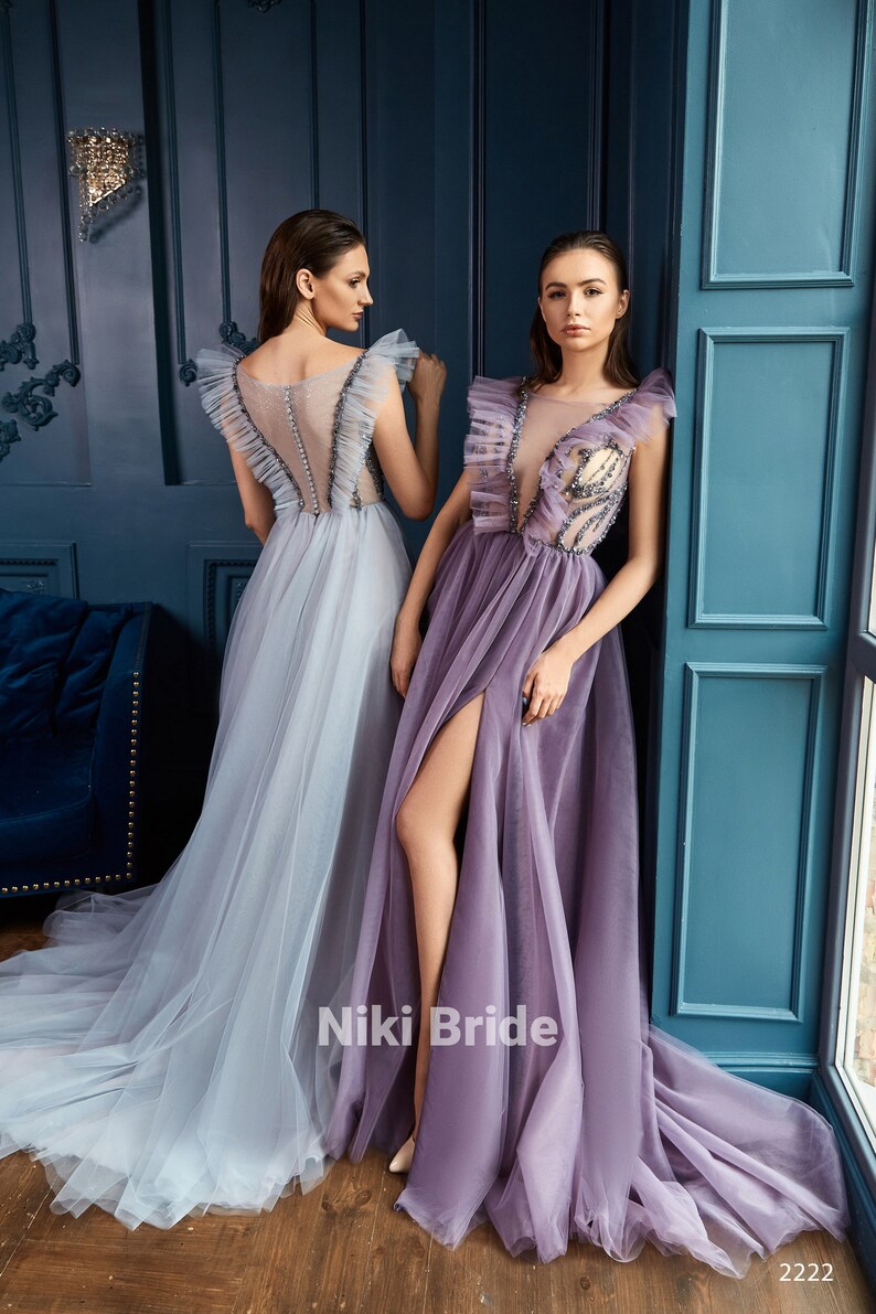 An Angel Dress With Tulle Wings and Shimmering Lace Pattern on - Etsy