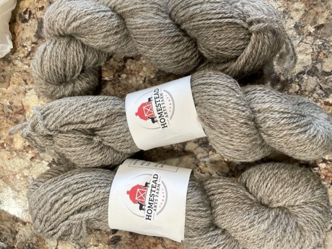 CVM Romeldale Yarn- Grey - Etsy