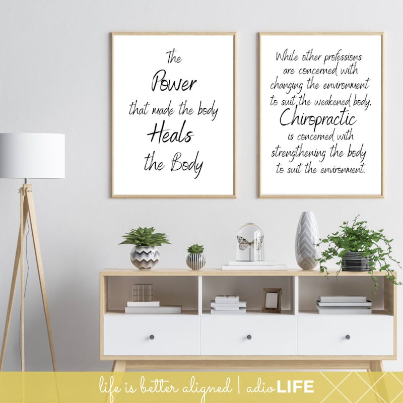 Chiropractic Poster - Etsy
