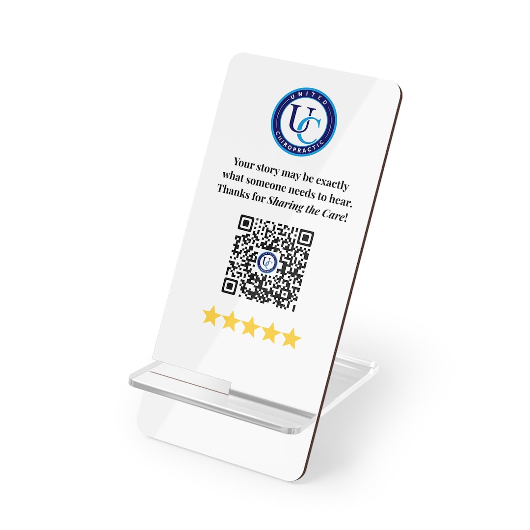 Review Request Sign, Google QR Scan to Leave Feedback, Chiropractor ...