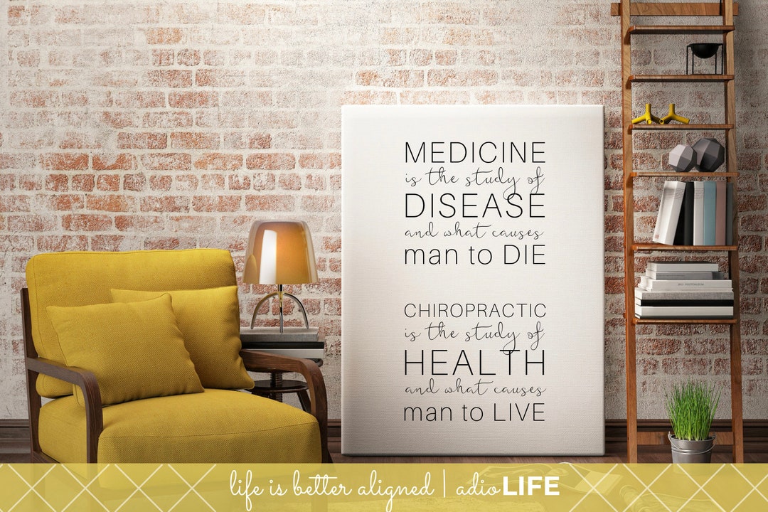 Chiropractic Instant Download Office Poster, Chiropractor Gift, Chiro ...