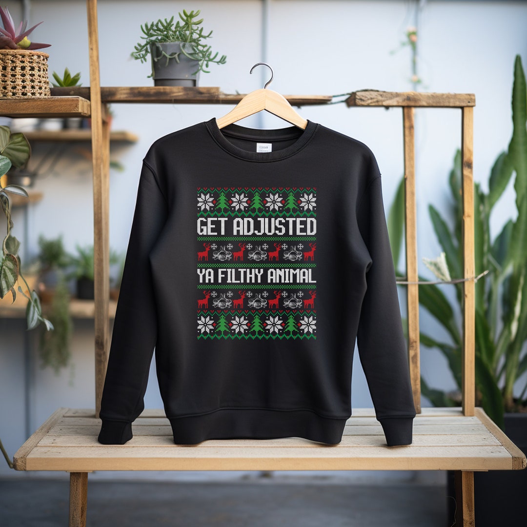 Holiday Sweater for Chiropractor, Get Adjusted Ya.... Fun Christmas ...