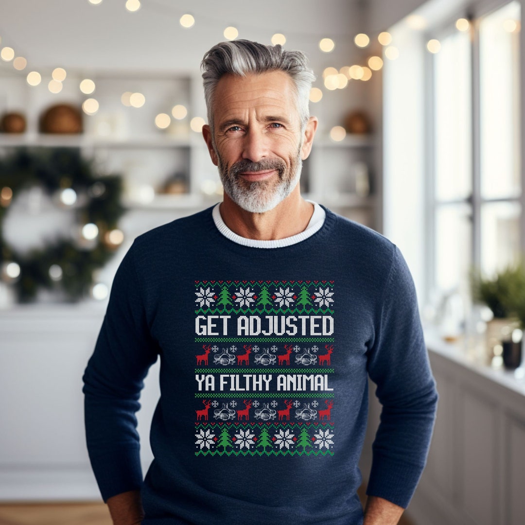 Holiday Sweater for Chiropractor, Get Adjusted Ya.... Fun Christmas ...
