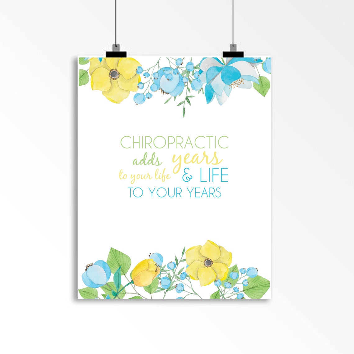 Chiropractor Quotes Chiropractic Wall Art Chiropractic | Etsy