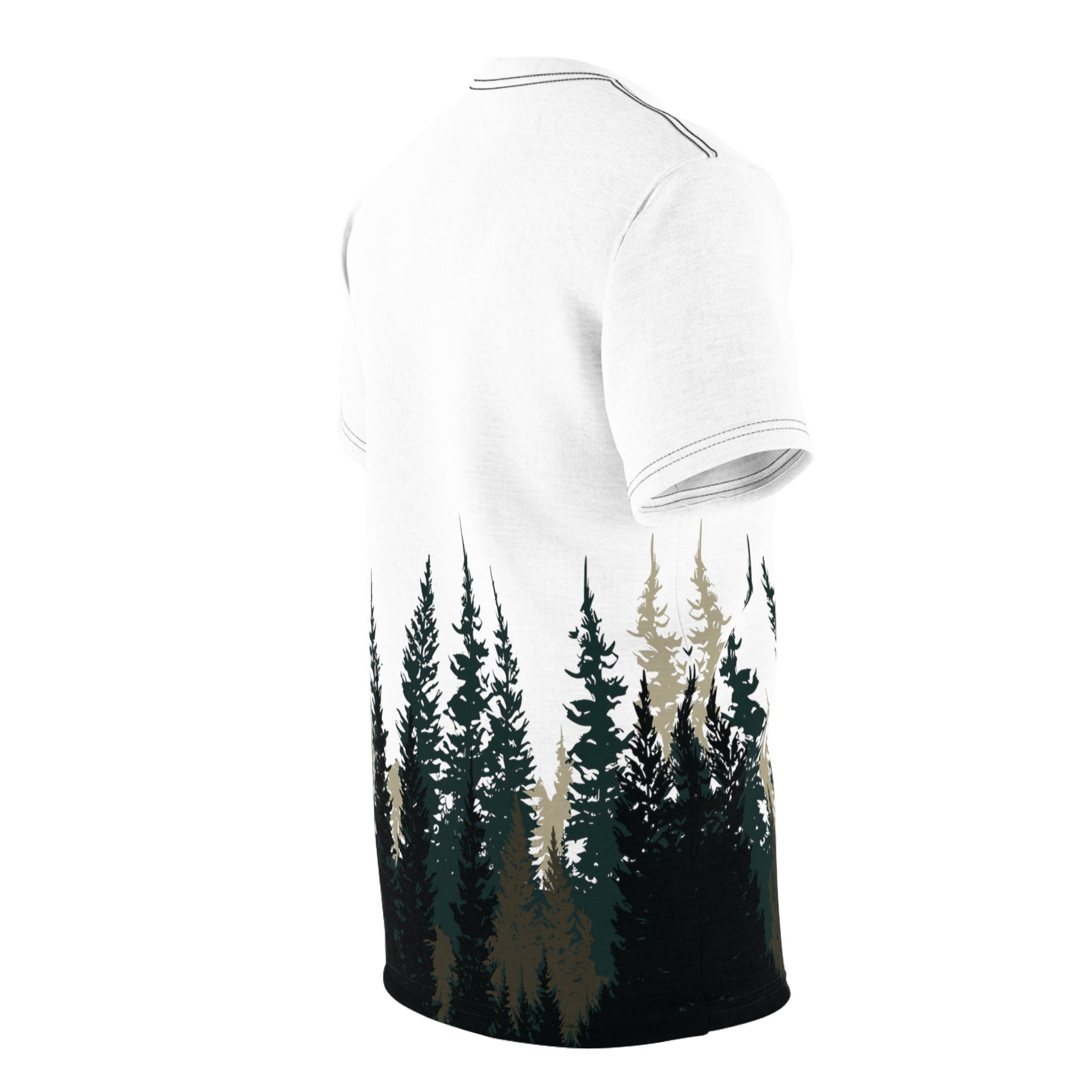 Pine Tree Tshirt, Pine Tree Silhouette T-shirt, Pine Tree Shirt ...