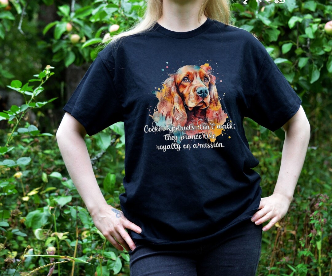 Cocker Spaniel Shirt Cocker Spaniel Mom Cocker Spaniel - Etsy Australia