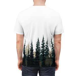Pine Tree Tshirt, Pine Tree Silhouette T-shirt, Pine Tree Shirt ...