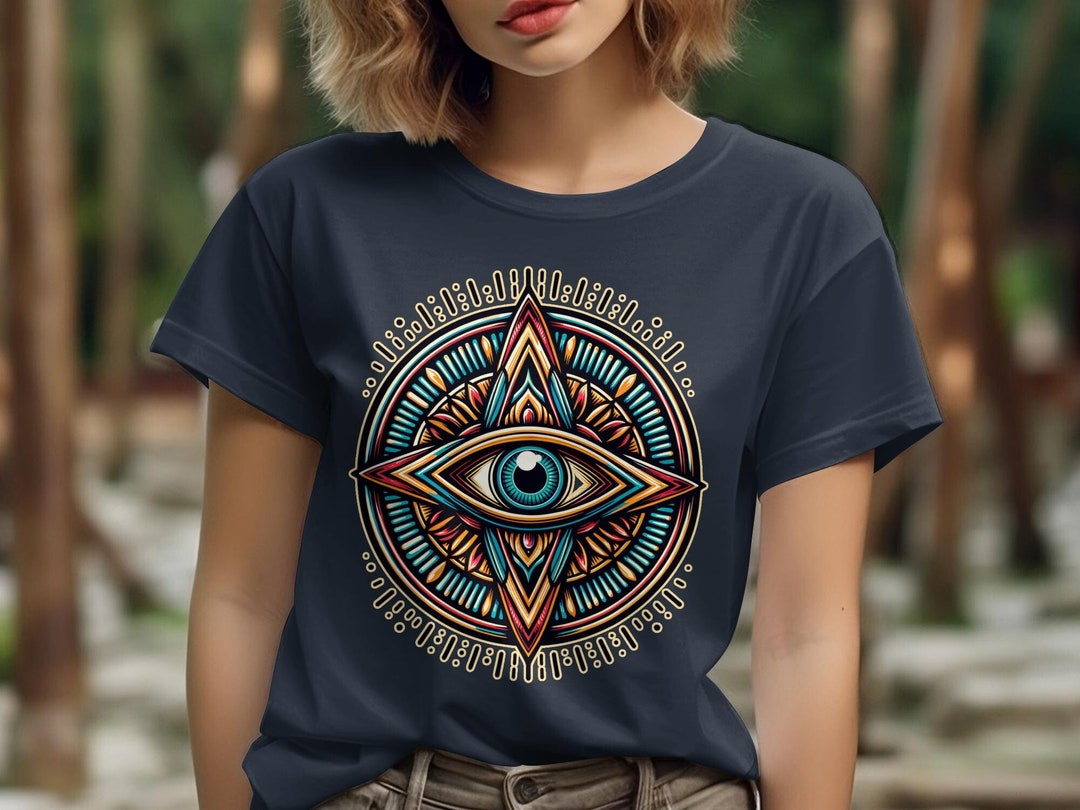 Evil Eye T-shirt, Spiritual Shirt, Tarot Eye Shirt, Bohemian Tee, All ...