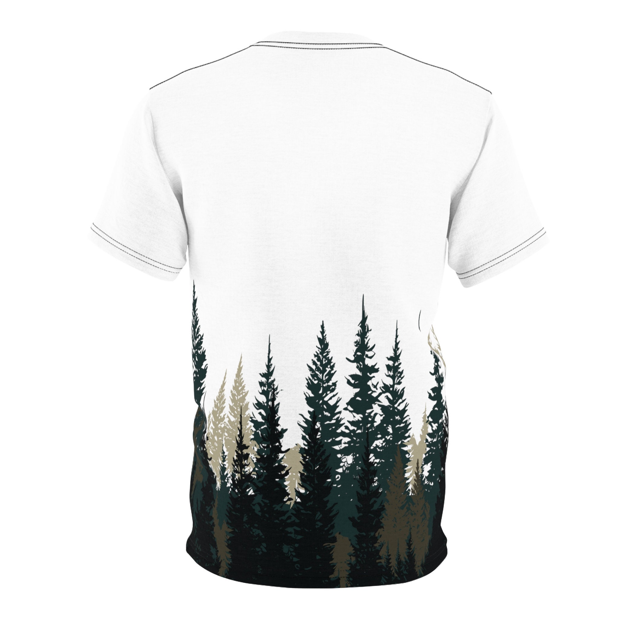 Pine Tree Tshirt, Pine Tree Silhouette T-shirt, Pine Tree Shirt ...