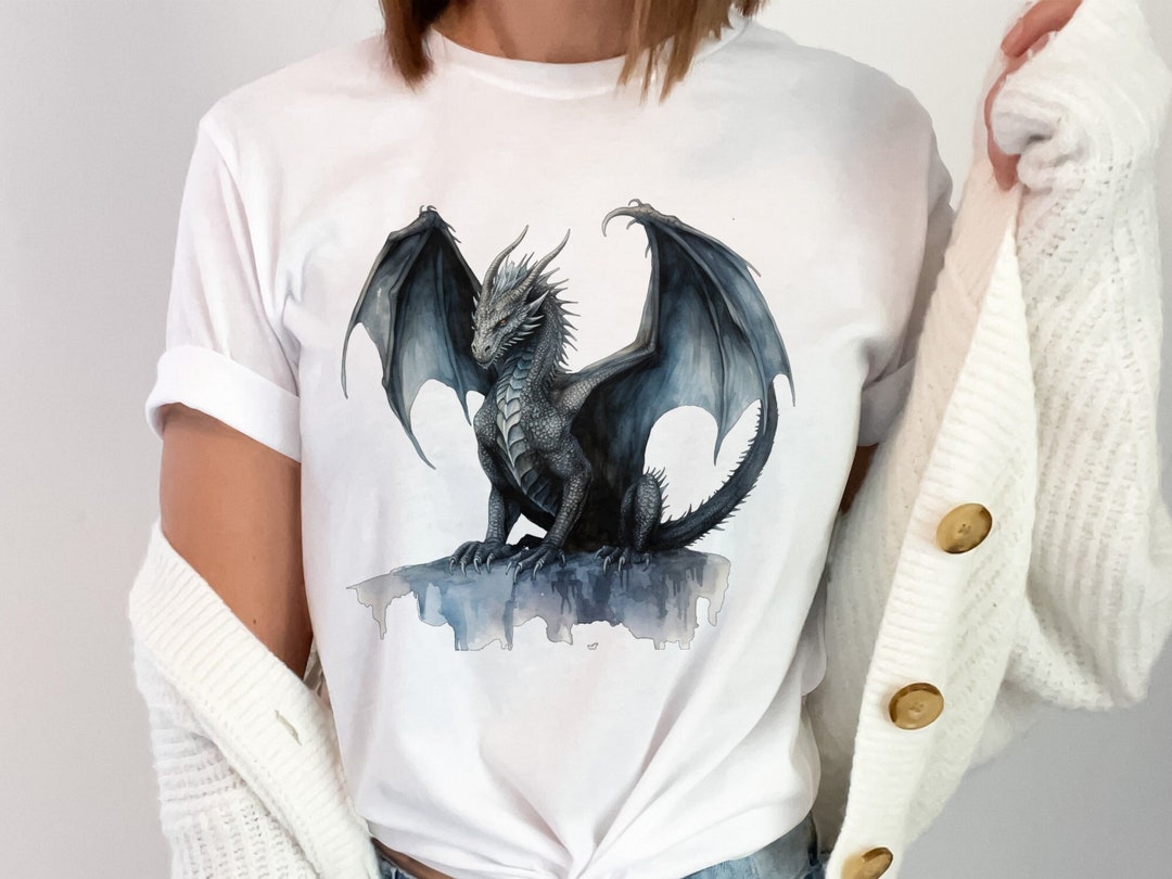 Dragon T-shirt, Dragon Lover Gift, Mythical Fantasy Shirts, Dragon T ...