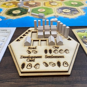 Game Piece Holder for Settlers Board Game - Etsy