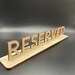 Reserved Table Wooden Cutout Sign - Etsy