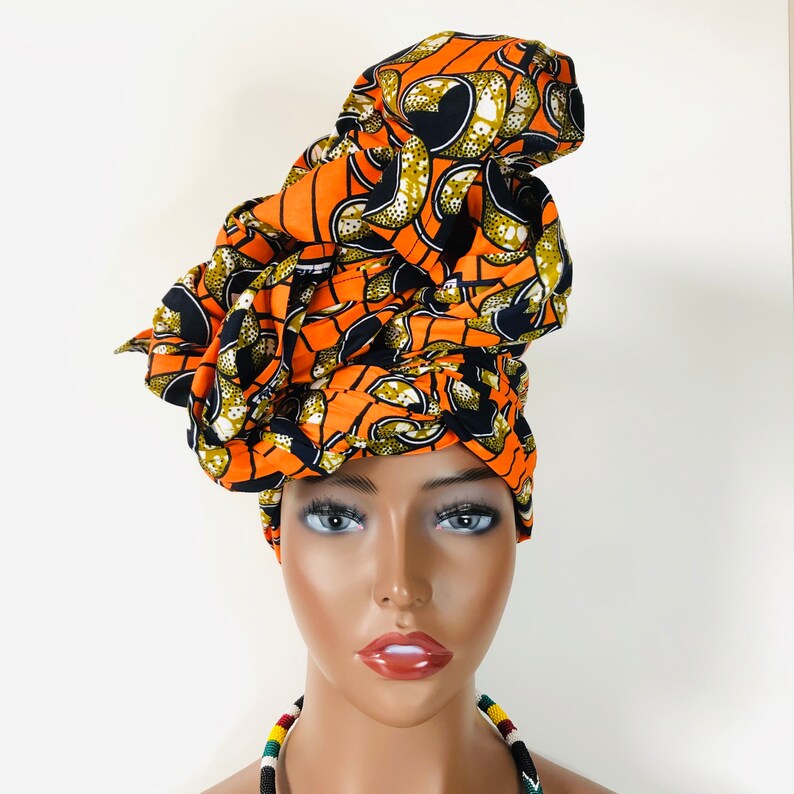 Beautiful African Print Head Wrap/ankara Head Scarf/bandeaux - Etsy