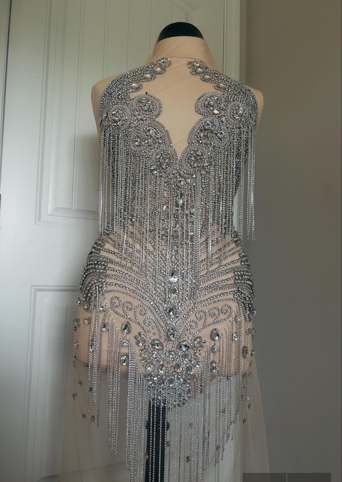 Silver Plus Size Rhinestone Plus Size Applique/ Silver Applique With ...