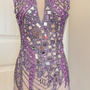 Mirror Appliqués/ Rhinestone Mirror Bodice Applique 052 - Etsy