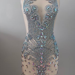 Ab Crystal Rhinestone Bodice Appliqués 016 - Etsy