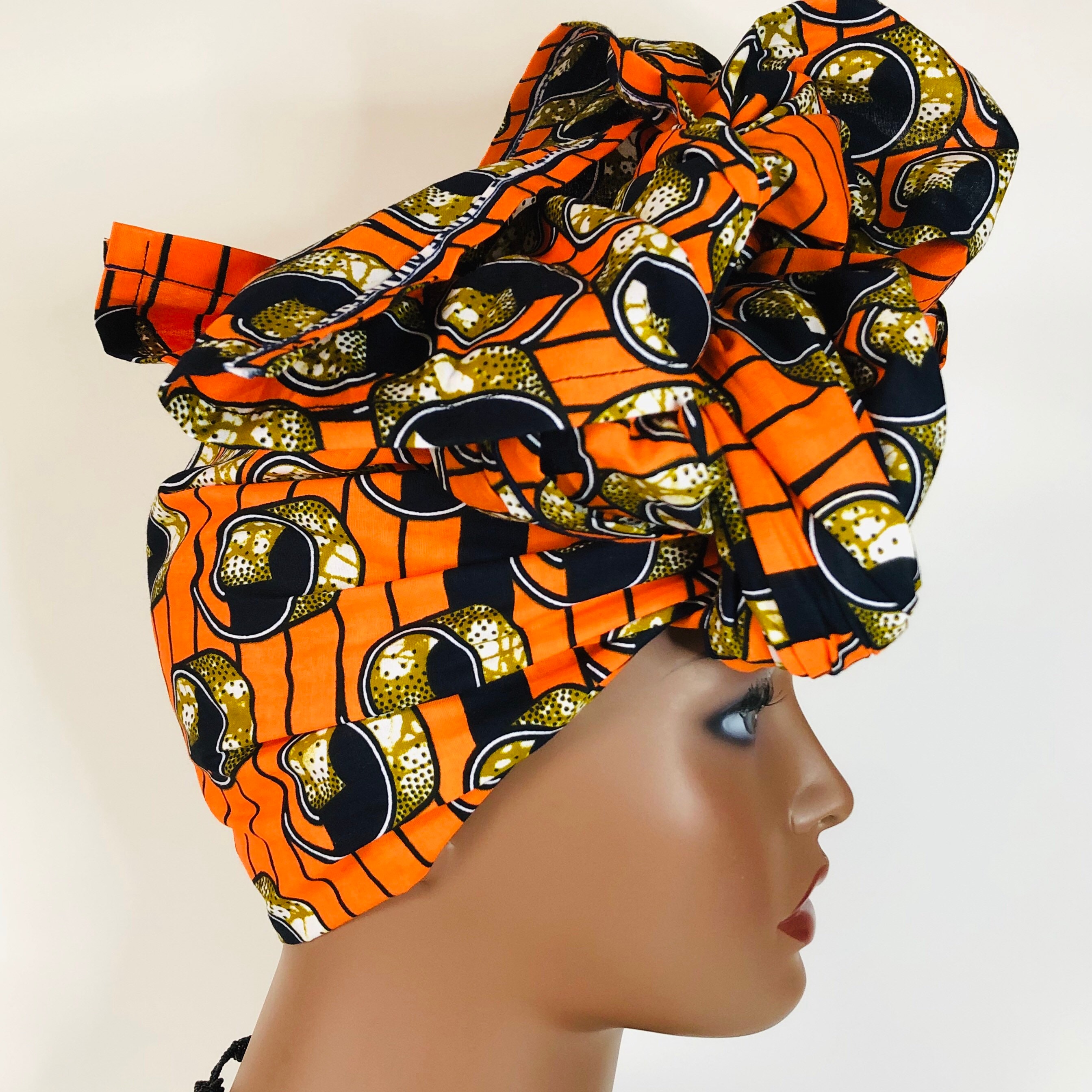 Beautiful African Print Head Wrap/ankara Head Scarf/bandeaux - Etsy