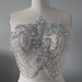 Silver Rhinestone Shoulder Waterfall Chain Appliqué/ Rhinestone & Pearl ...