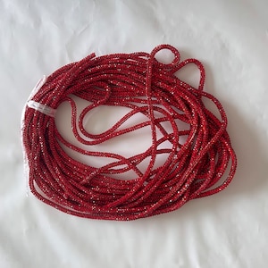 5mm Rhinestone Cord/ Rhinestone Rope/ Rhinestone Trim per Yard/ 36 ...