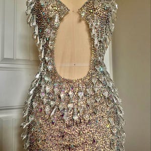 Ab Crystal Rhinestone Bodice Applique 079 - Etsy