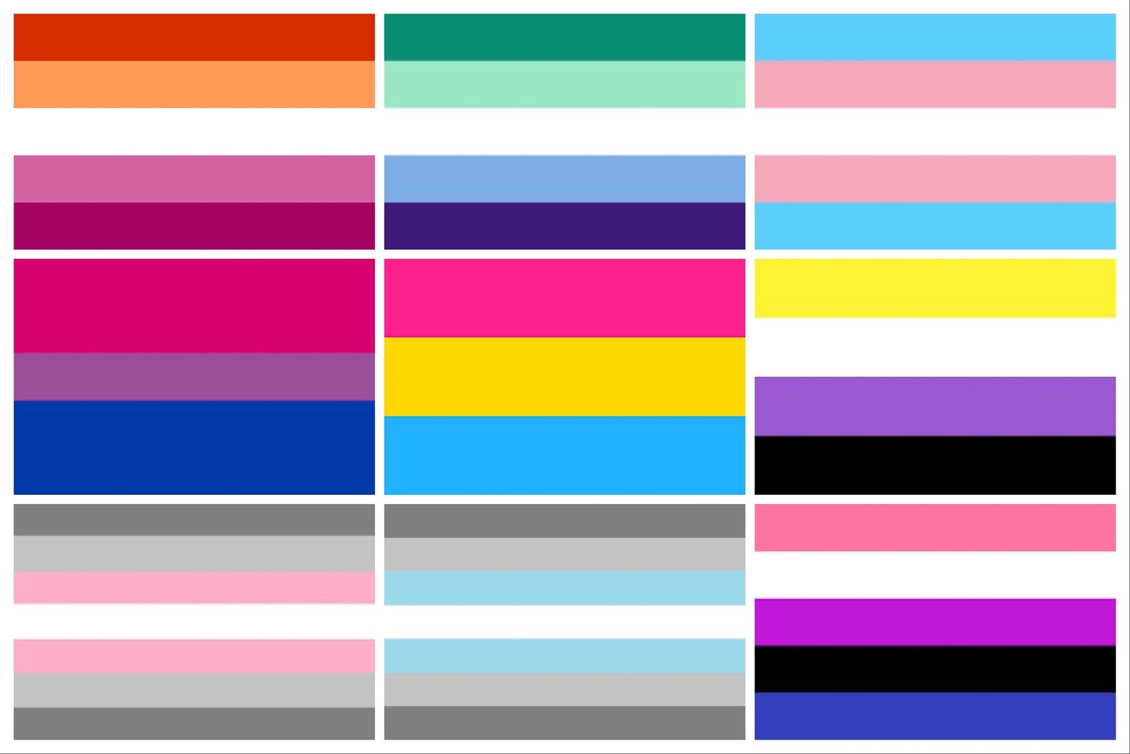 Custom Pride Keychain Any Pride Flag Combination - Etsy