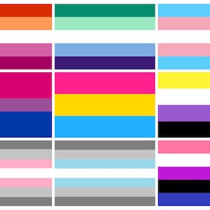 Custom Pride Keychain !! Any Pride Flag Combination !! - Etsy