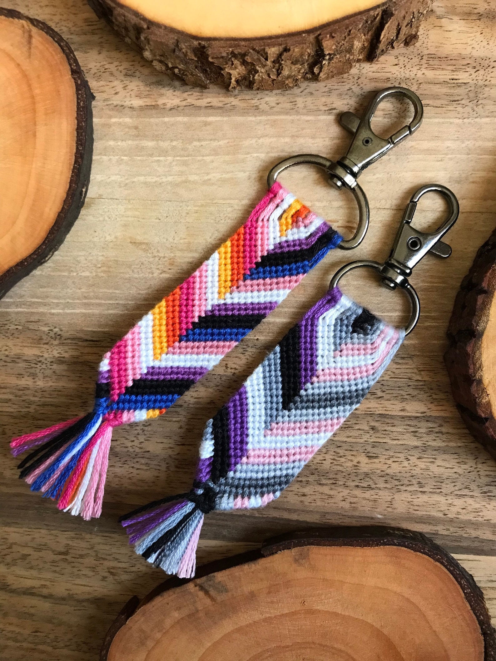 Custom Pride Keychain Any Pride Flag Combination - Etsy