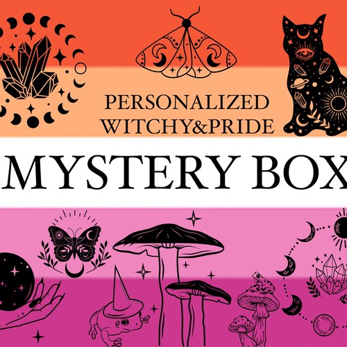 Personalized Witchy Themed Lesbian Pride Mystery Box - Etsy