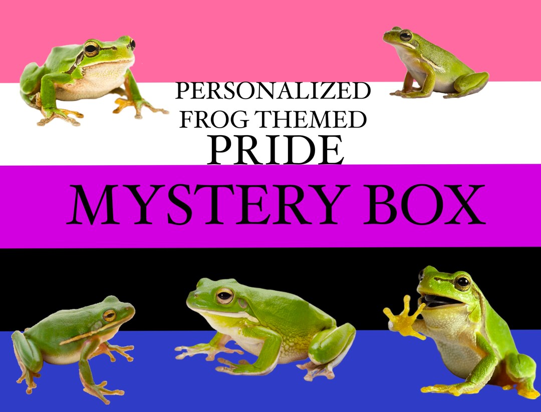 Personalized Frog Themed Genderfluid Pride Mystery Box - Etsy