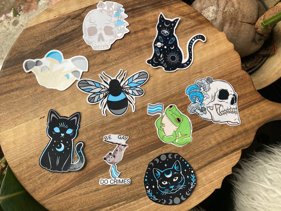 Printable Demiboy Pride Witchy Sticker Sheet - Etsy