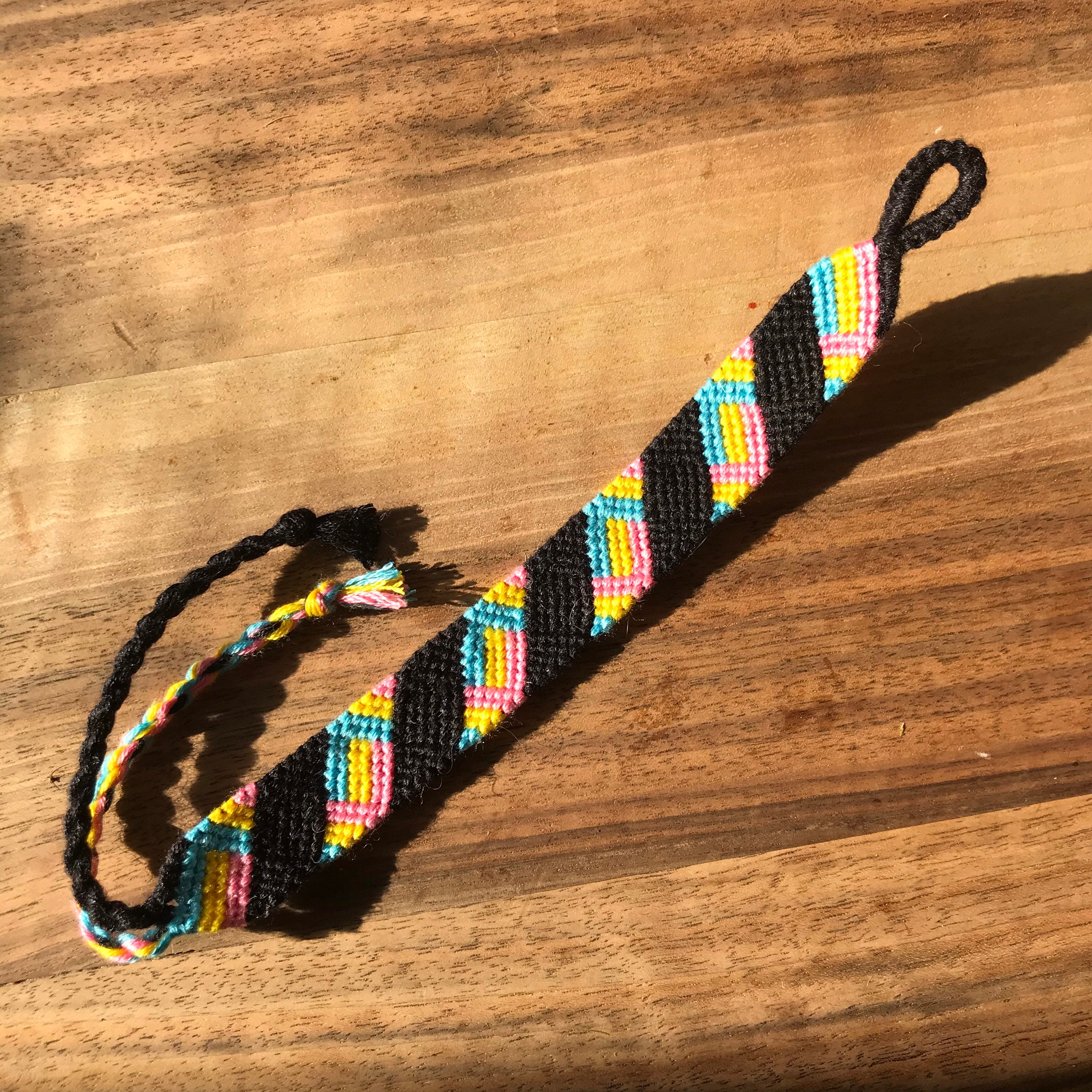 Pansexual Pride Friendship Bracelet Pan Pride Pansexual Flag Etsy