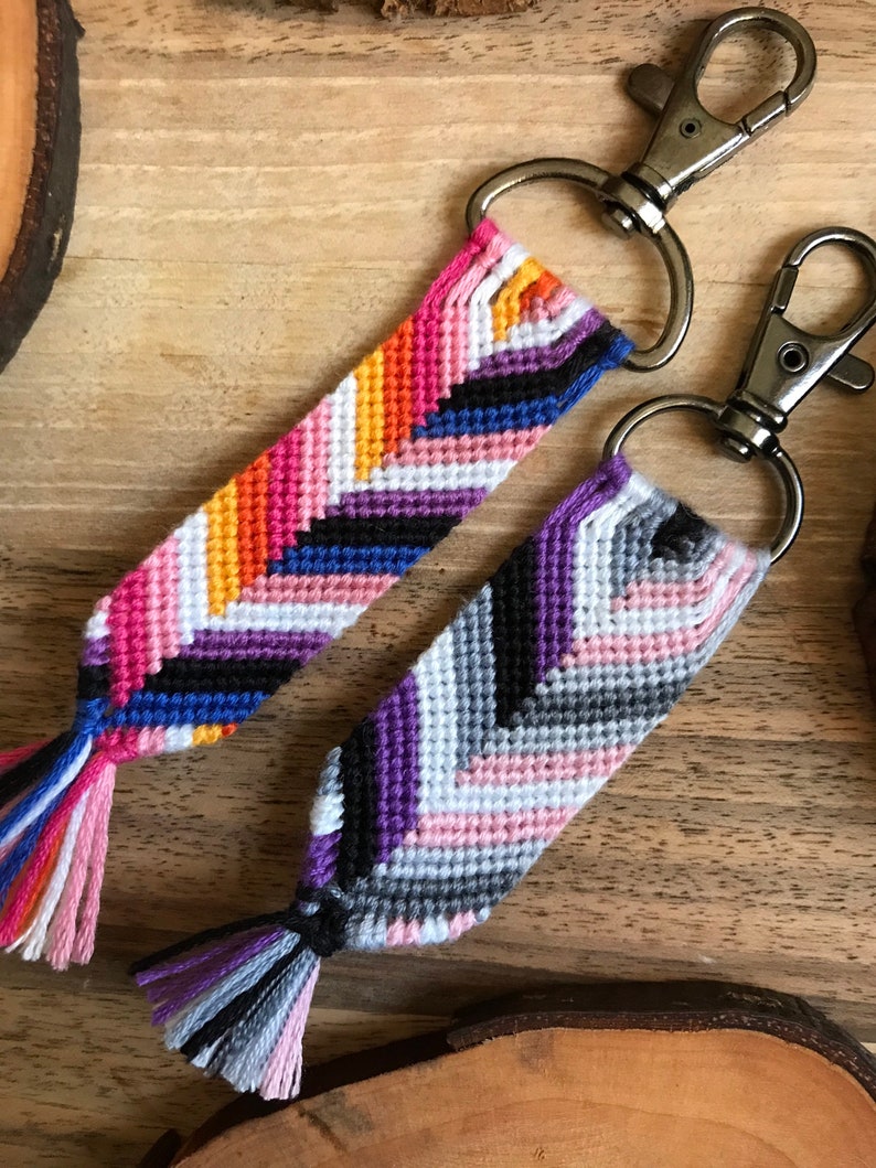 Custom Pride Keychain Any Pride Flag Combination - Etsy