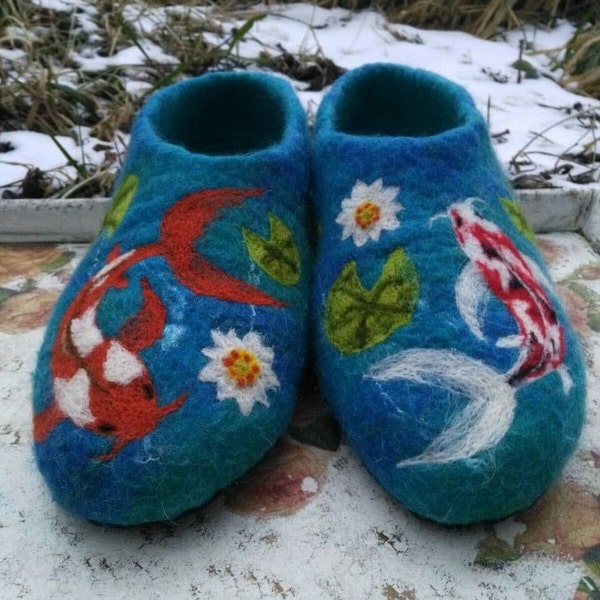 Fish Slippers - Etsy