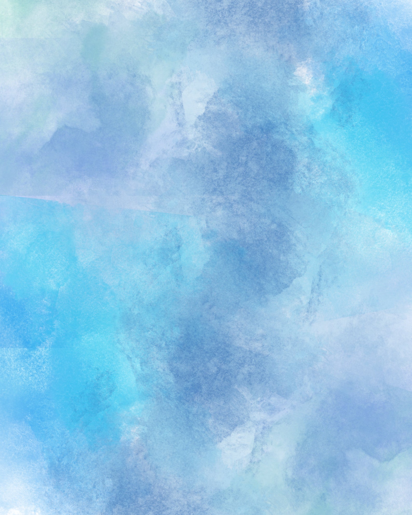 Azure & Verdant Abstract Watercolor Splash Digital Print 8x10 - Etsy