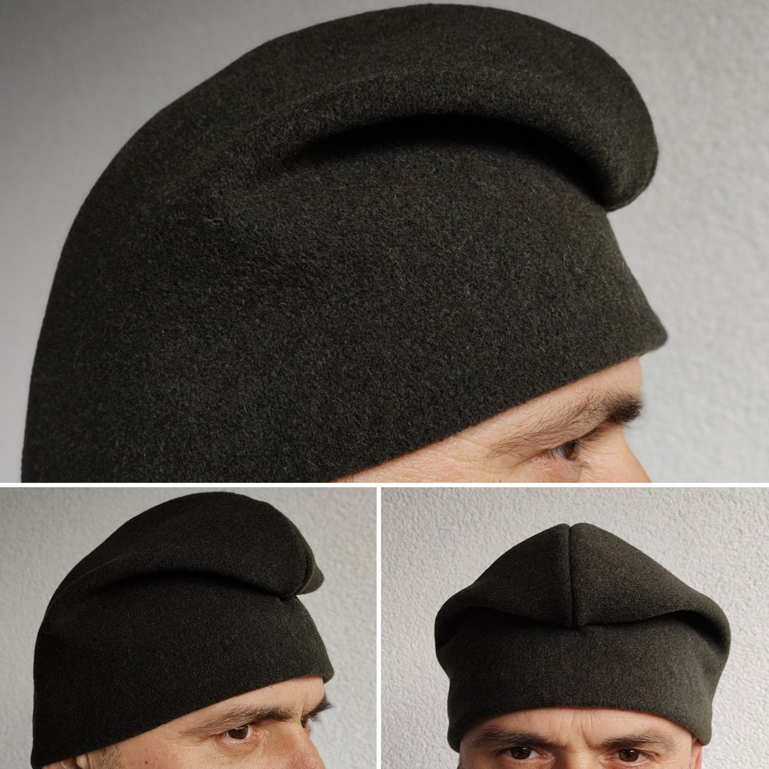 Handmade Wool Phrygian Cap: Kaki Green Dacian Liberty Hat - Etsy