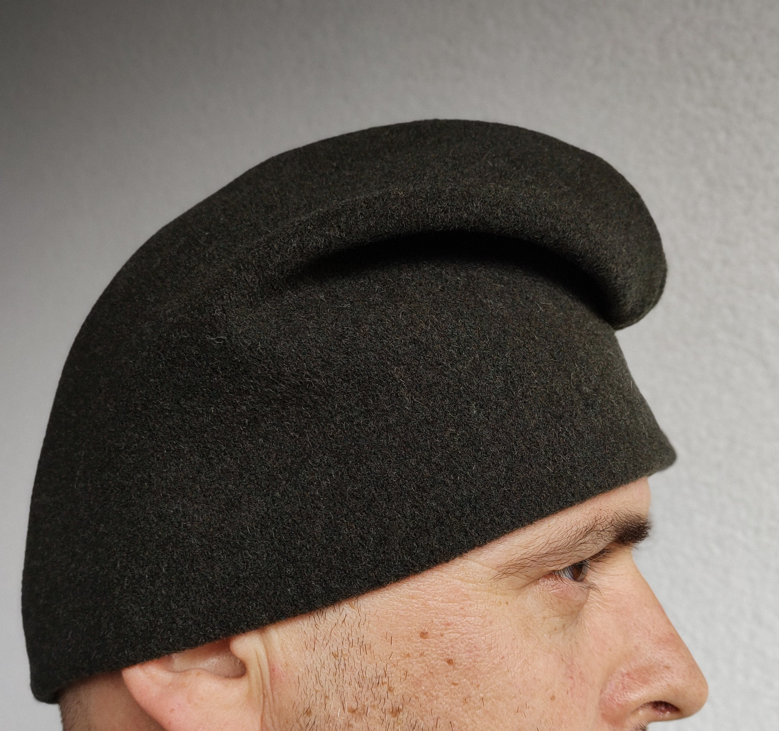 Handmade Wool Phrygian Cap: Kaki Green Dacian Liberty Hat - Etsy