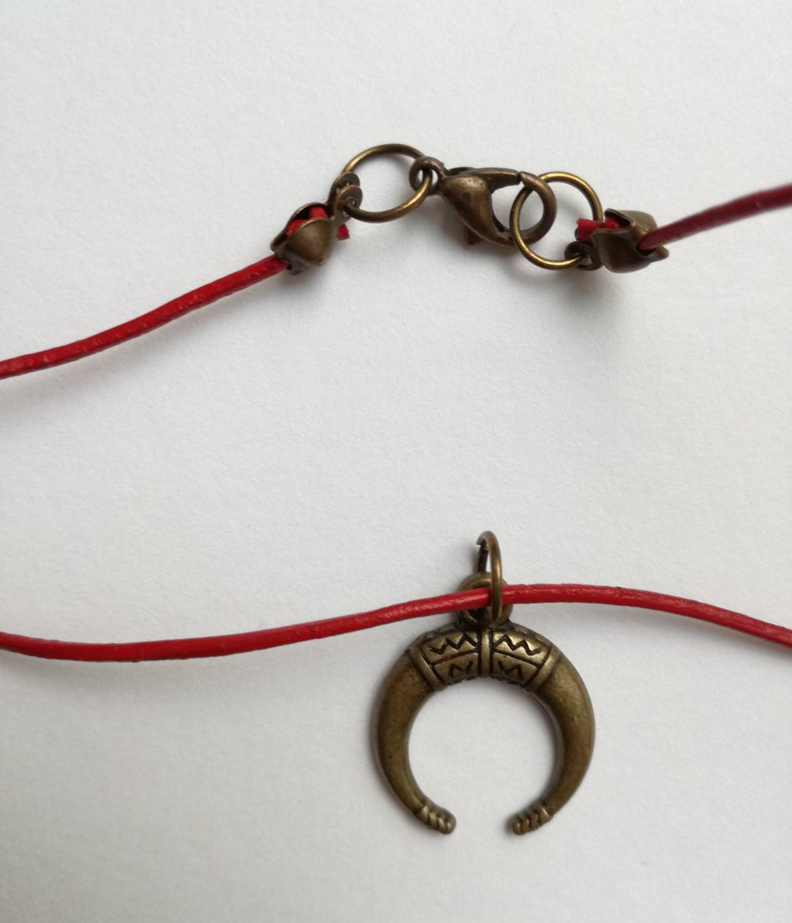 Bronze Lunula Pendant: Roman Reenactment Necklace, Evil Eye Charm - Etsy 日本