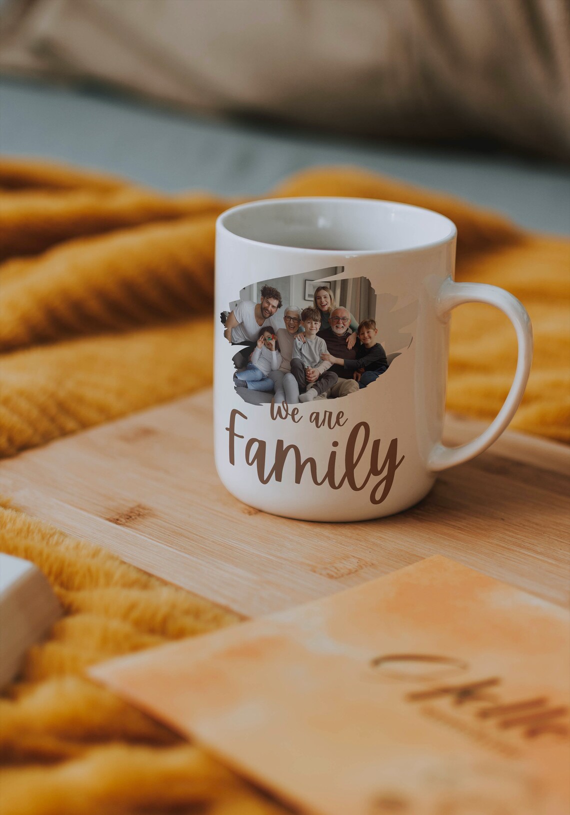 Printable We Are Family With Picture Mug Template Customized Mug ...