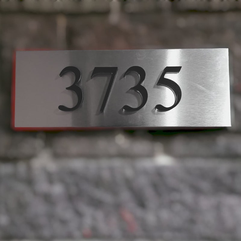 Lighted House Numbers - Etsy