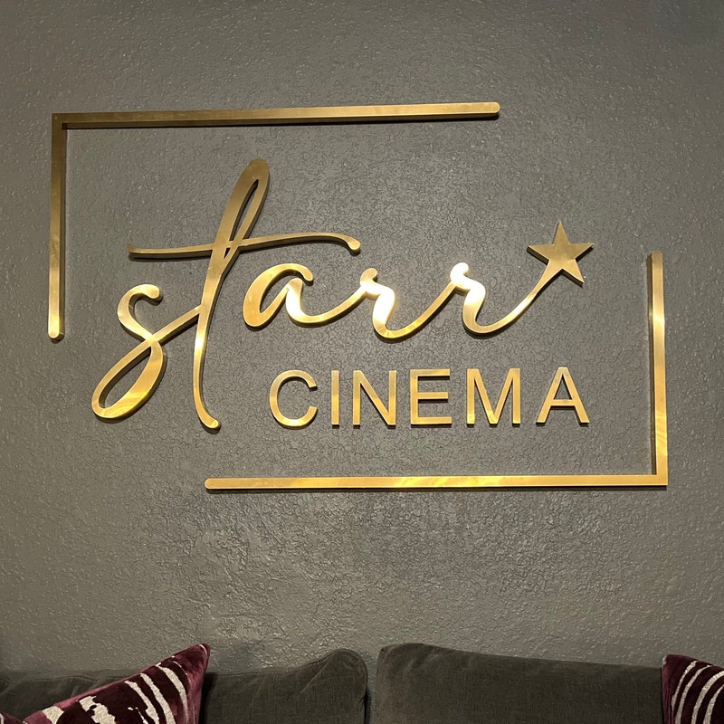 Raised Acrylic Logo Sign - Etsy