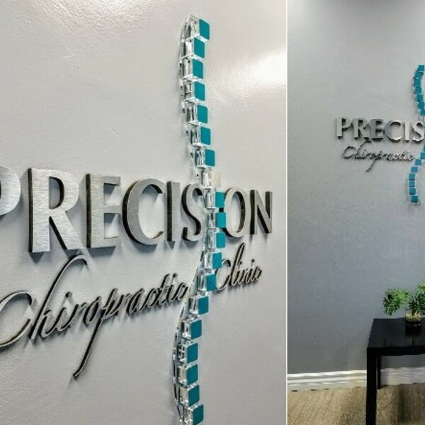 Custom Laser Cut, Clinic Sign, Sign With Raised 3D Design, Business ...