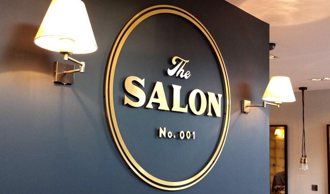 Laser Cut 3D Office Logo Sign: Brushed Silver Aluminum, Custom Business ...