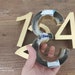 Stain Gold Brass Numbers Metal House Gold Numbers Floating - Etsy