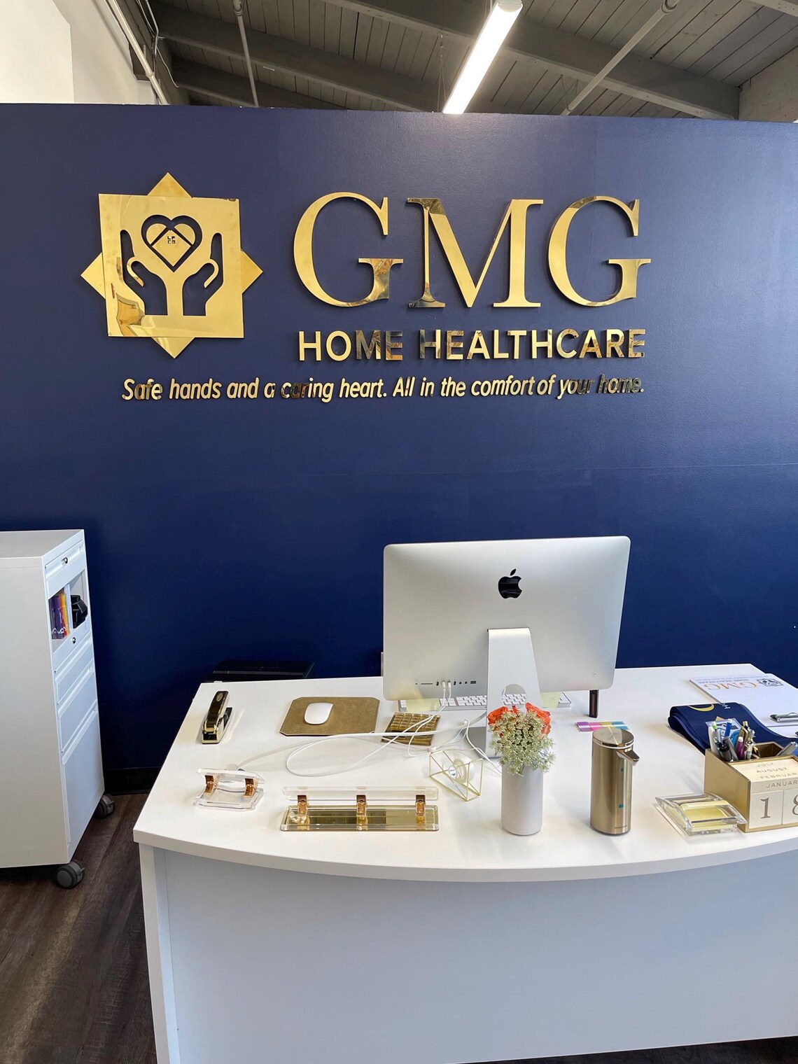 Custom 3D Business Logo Sign: Laser Cut Aluminum Office Wall Decor - Etsy