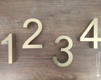 Brass Numbers Door - Etsy