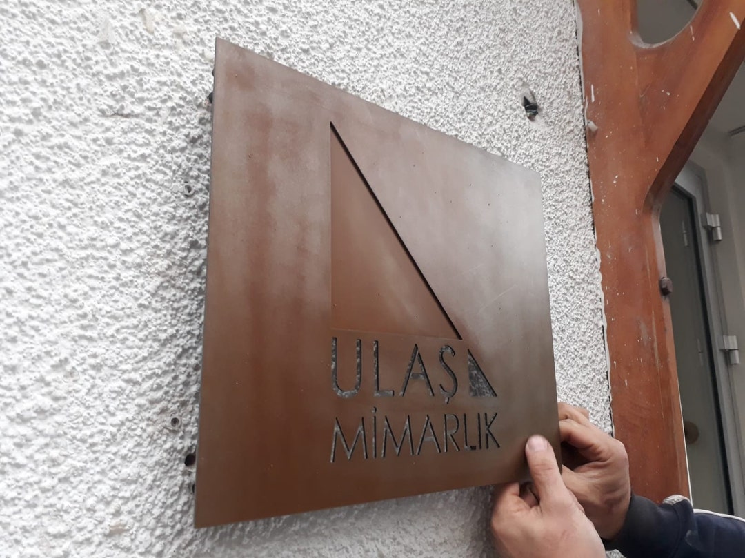 Corten Steel Custom Made Laser Cut House Signs, Made to Order, Custom ...