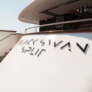 Yatch Metal Sign, Custom Boat Sign, Illuminated Sign, Custom ...