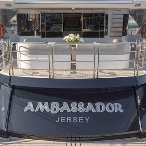 Yatch Metal Sign, Custom Boat Sign, Illuminated Sign, Custom ...