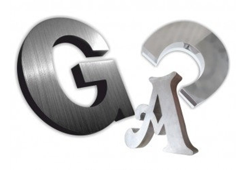 Custom 3d Logo Business Name Sign Metal Letters 3D Wall - Etsy